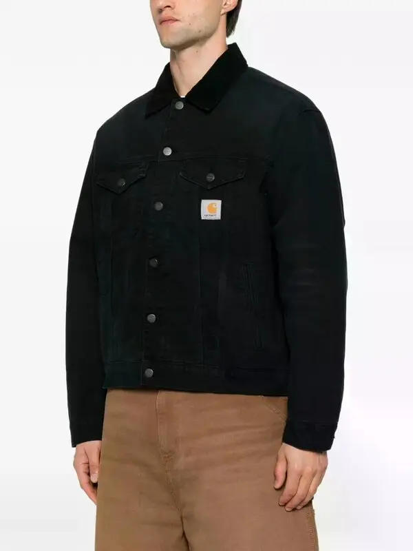 Carhartt Work In Progress Stone Canvas Og Trucker Jacket