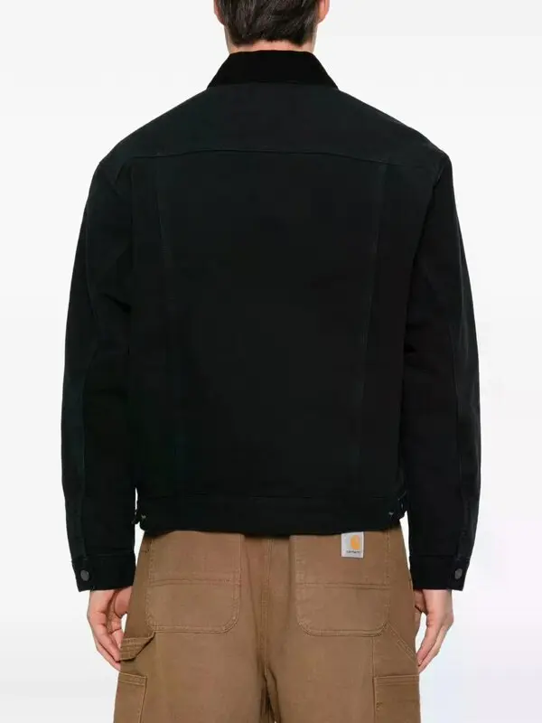 Carhartt Work In Progress Stone Canvas Og Trucker Jacket