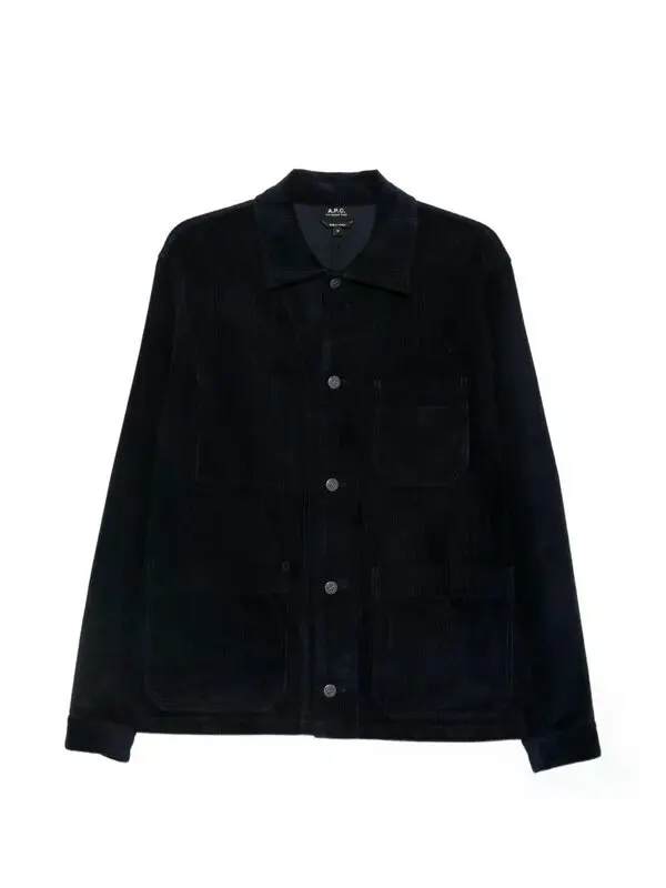 A.p.c. Rodney Corduroy Shirt Jacket - Blue