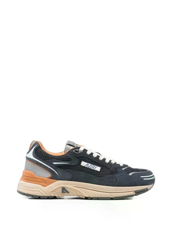 AUTRY Hyperway Panelled Suede Sneakers - Blue