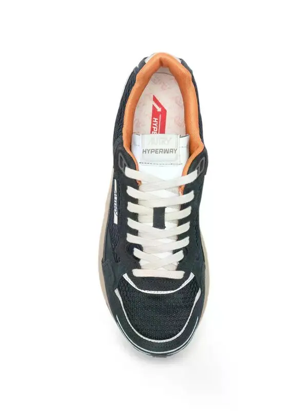 AUTRY Hyperway Panelled Suede Sneakers - Blue