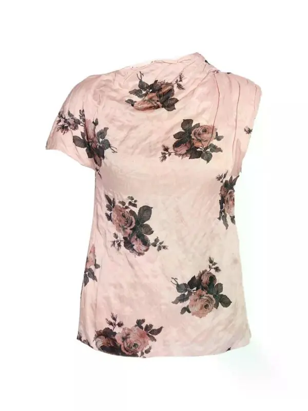 Erdem Floral-print Blouse - Pink