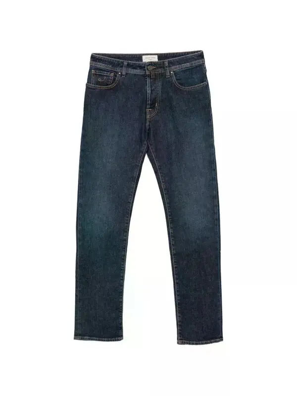 JACOB COHЁN Bard Slim-fit Faded Jeans