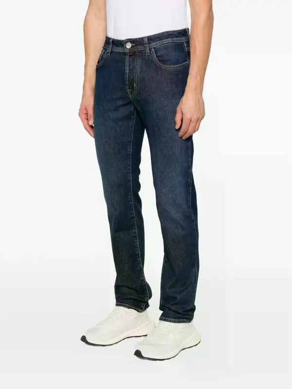JACOB COHЁN Bard Slim-fit Faded Jeans