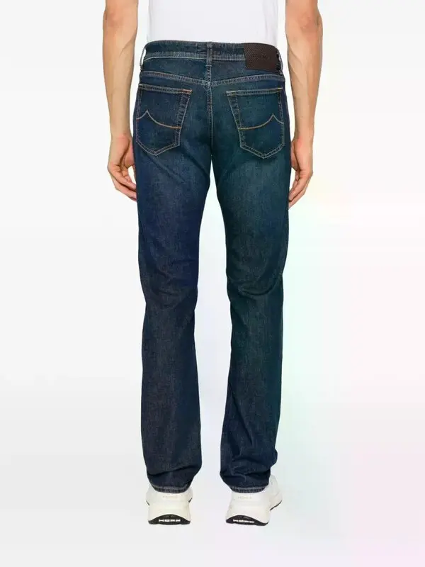JACOB COHЁN Bard Slim-fit Faded Jeans