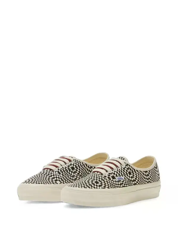VANS Premium Authentic Checkered Sneakers