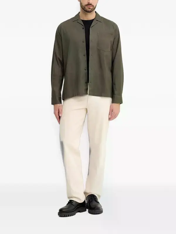 LINDBERGH Patch-pocket Notched-collar Shirt