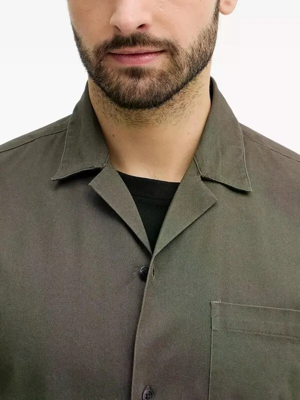 LINDBERGH Patch-pocket Notched-collar Shirt
