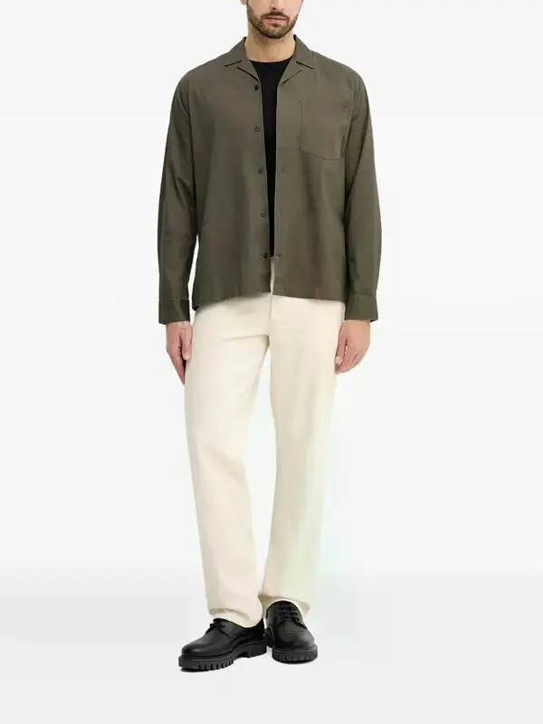 Lindbergh Patch-pocket Notched-collar Shirt