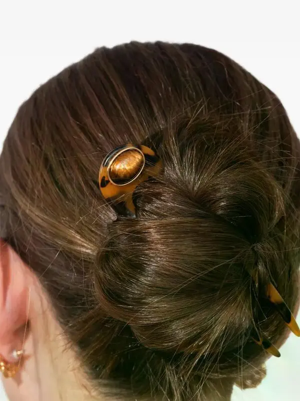 JENNIFER BEHR Elena Tortoiseshell-effect Hair Pin
