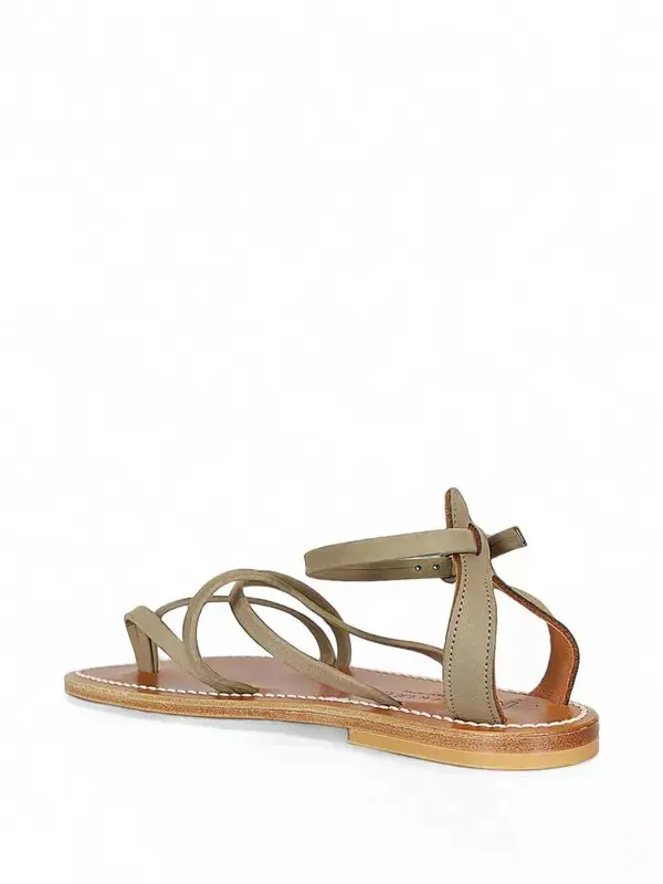 K.JACQUES Epicure Flat Sandals - Grey