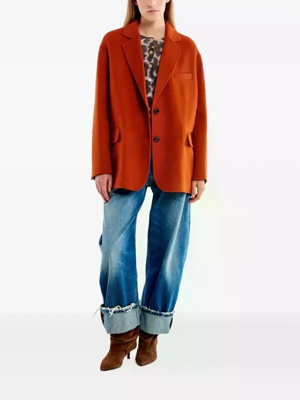 VICOLO Oversized Single-breasted Blazer
