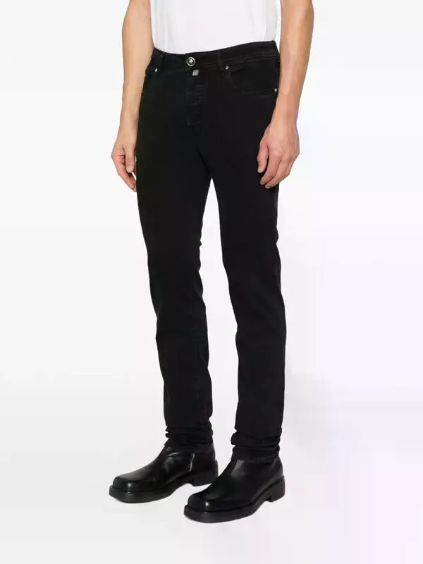 JACOB COHЁN Logo-patch Slim-fit Jeans