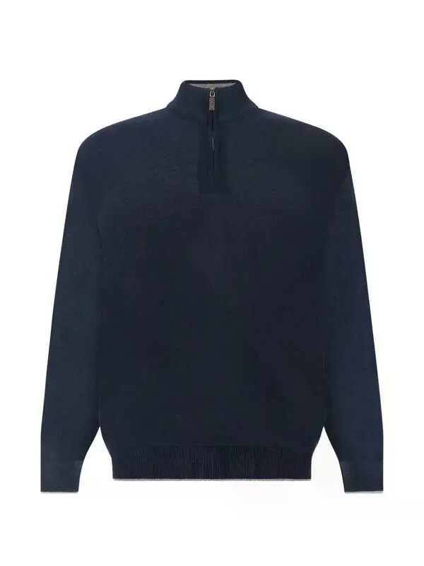 Paul & Shark Piuma Half-zip Sweater - Blue