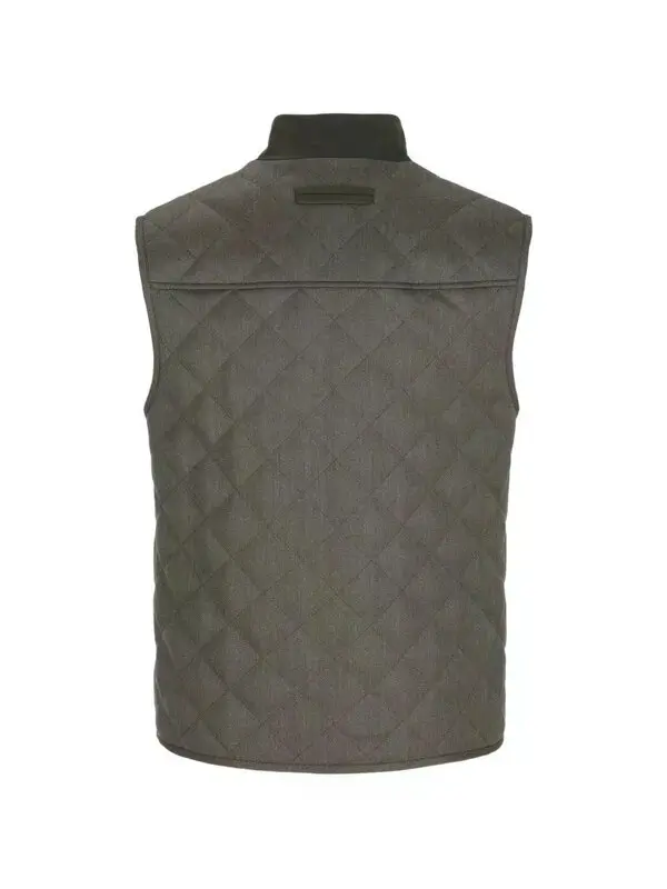 Zegna Quilted High-neck Gilet