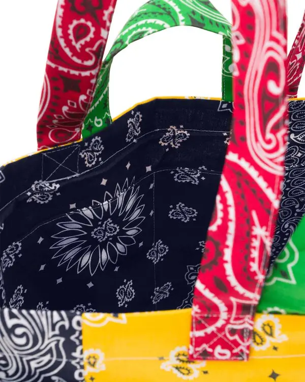 CALL IT BY YOUR NAME Sac Picnic Patchwork Cotton Tote Exclusive