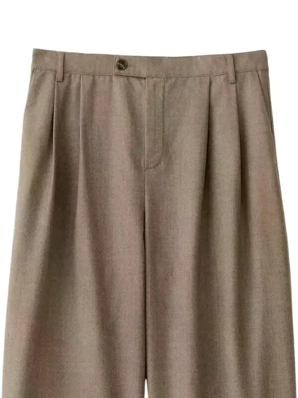 A KIND OF GUISE Yesa Pleated Wide-leg Trousers - Neutrals