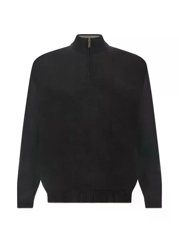 Paul & Shark Piuma Half-zip Sweater - Black