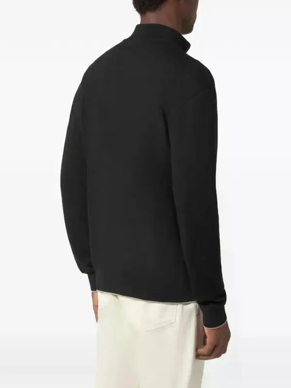 Paul & Shark Piuma Half-zip Sweater - Black