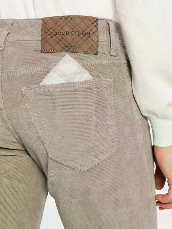 JACOB COHЁN Bard Corduroy Straight-leg Trousers