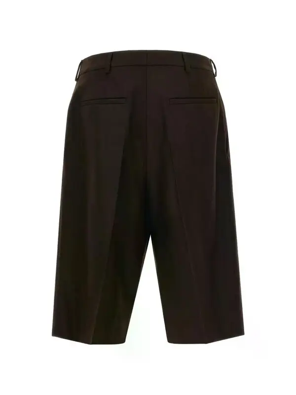 Saint Laurent Tailored Pleated Shorts