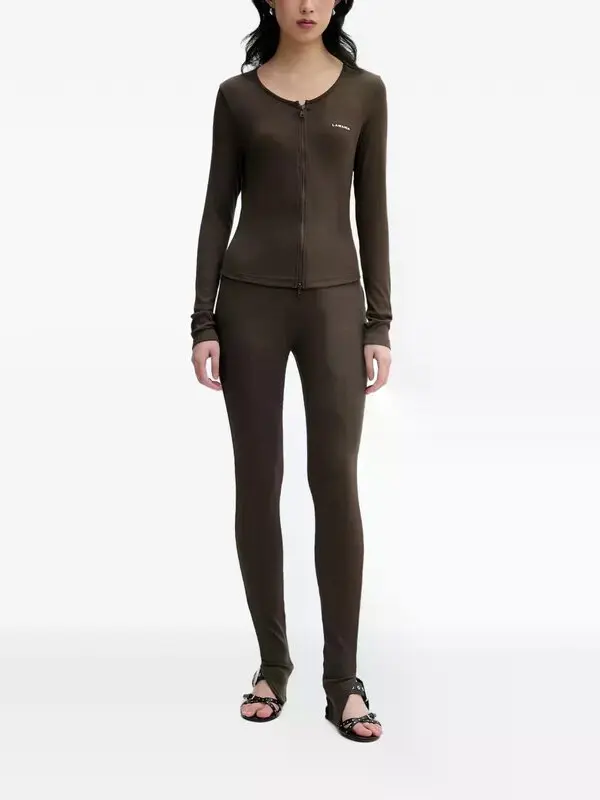 LA MANIA Betsy Ribbed-knit Leggings