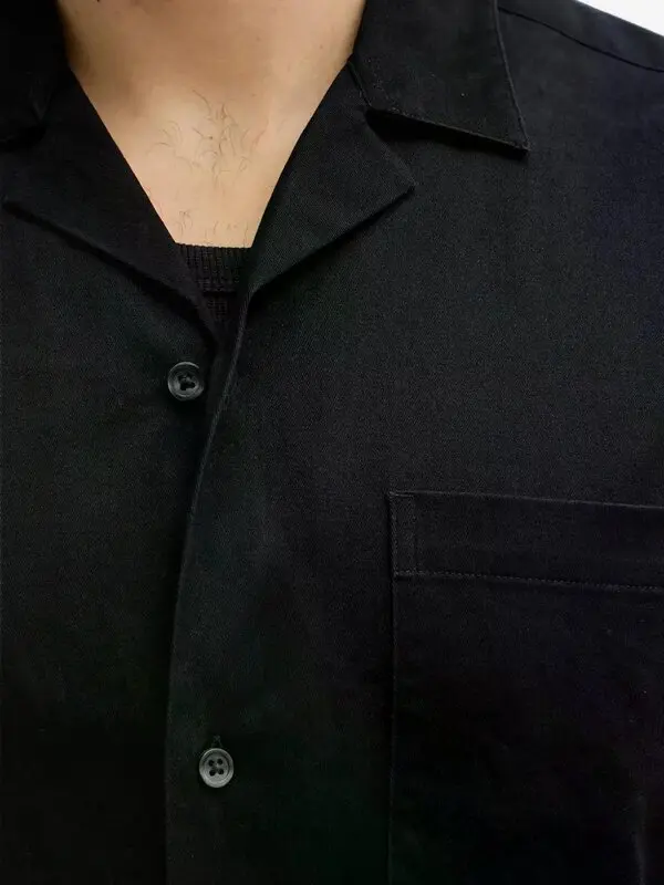 LINDBERGH Camp-collar Chest-pocket Shirt