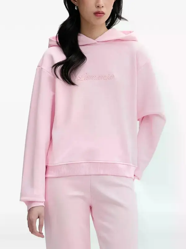 LA MANIA Romina Logo-embroidered Hoodie