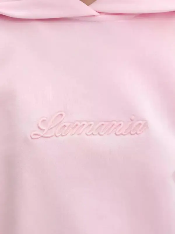 LA MANIA Romina Logo-embroidered Hoodie