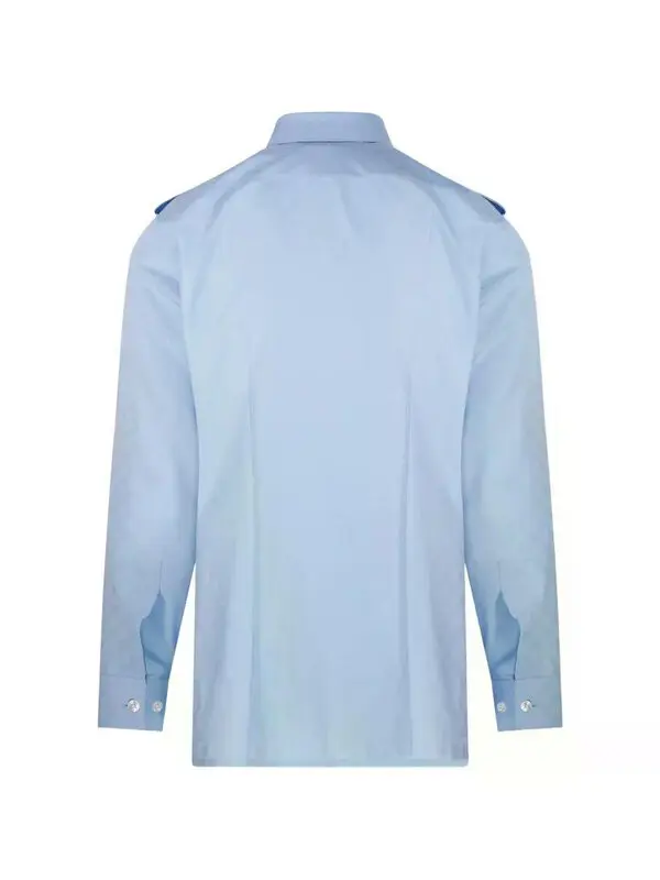 Gucci Gg Jacquard Epaulette Shirt