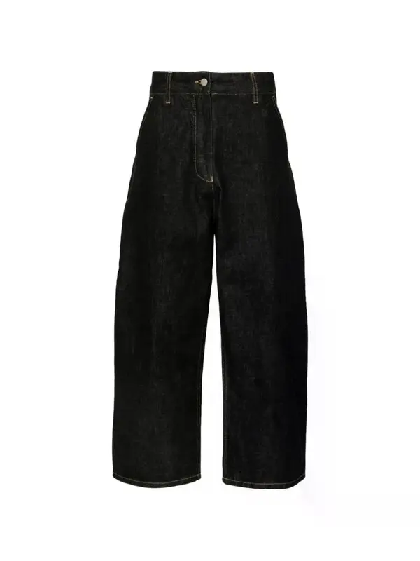 Studio Nicholson Chalco Cropped Wide-leg Jeans