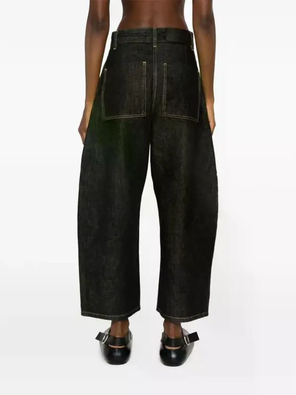 Studio Nicholson Chalco Cropped Wide-leg Jeans