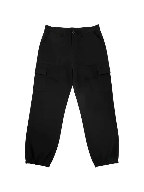 Black Label Elasticated-cuff Cargo Pants