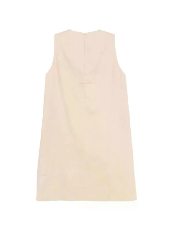 SEMICOUTURE Sheena Sleeveless Mini Dress - Neutrals