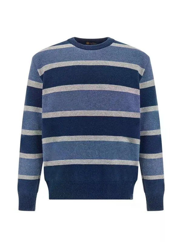 Paul & Shark Striped Crew-neck Sweater