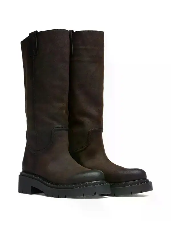 Ash Detroit Leather Knee-high Boots