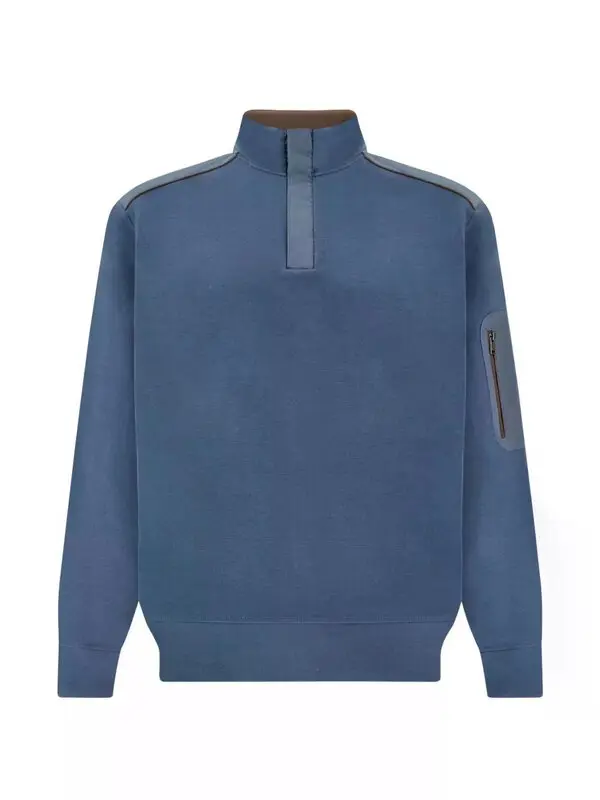Paul & Shark Typhoon Platinum Half-zip Sweater