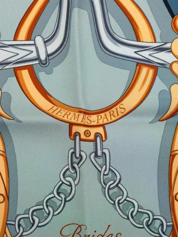 Hermès 2000-2026 Brides Et Destin Silk Scarf 90 Scarves