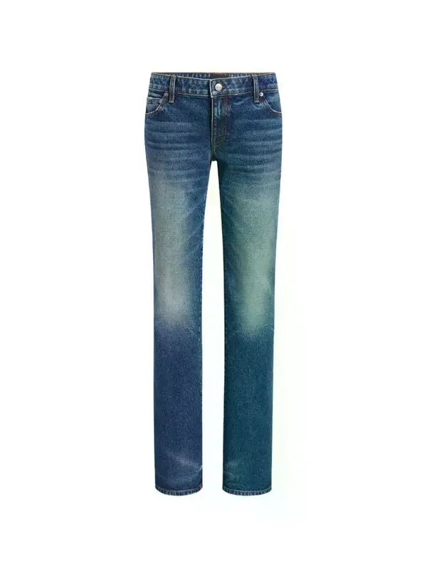 Khaite Faded Straight-leg Jeans