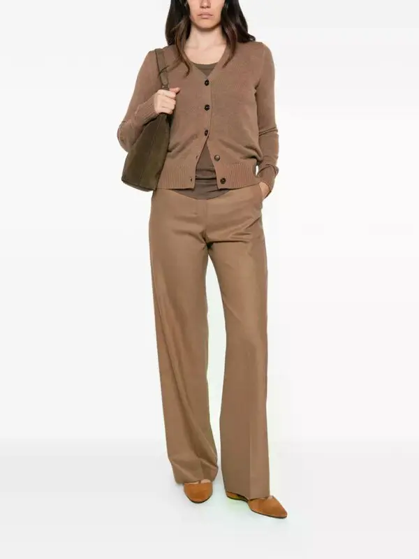 Max Mara Pressed-crease Straight-leg Trousers
