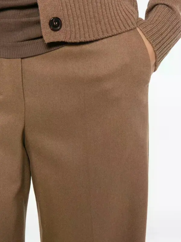 Max Mara Pressed-crease Straight-leg Trousers