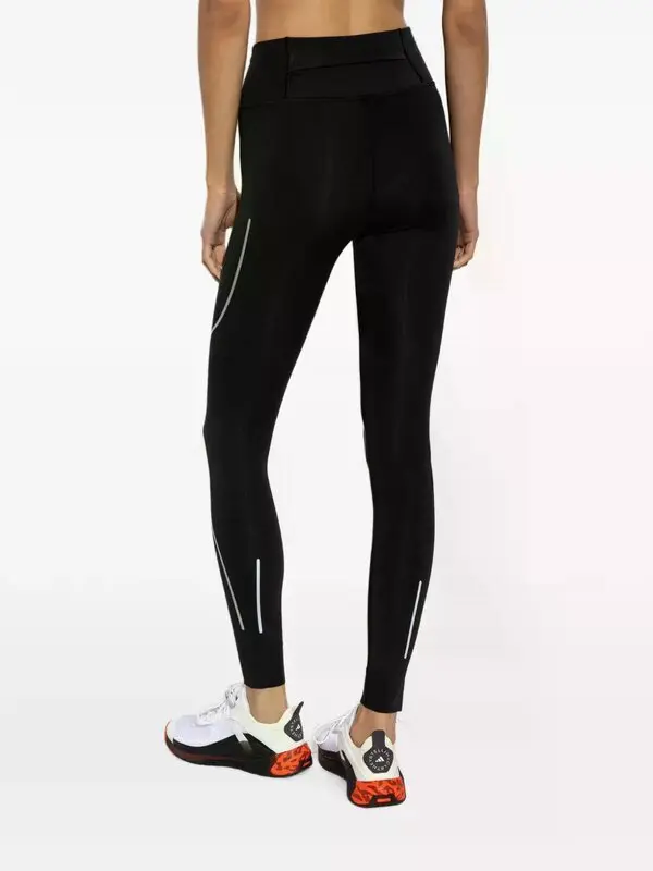 Adidas By Stella McCartney Logo-print Panelled Leggings