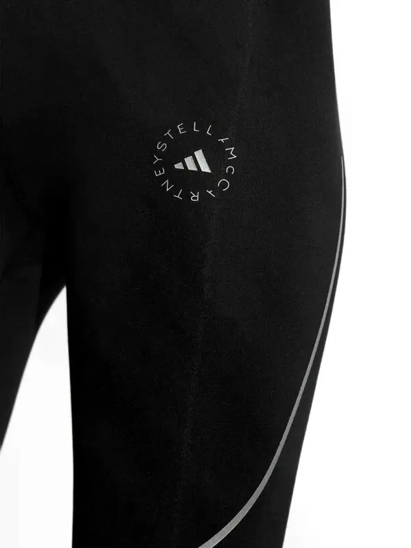 Adidas By Stella McCartney Logo-print Panelled Leggings