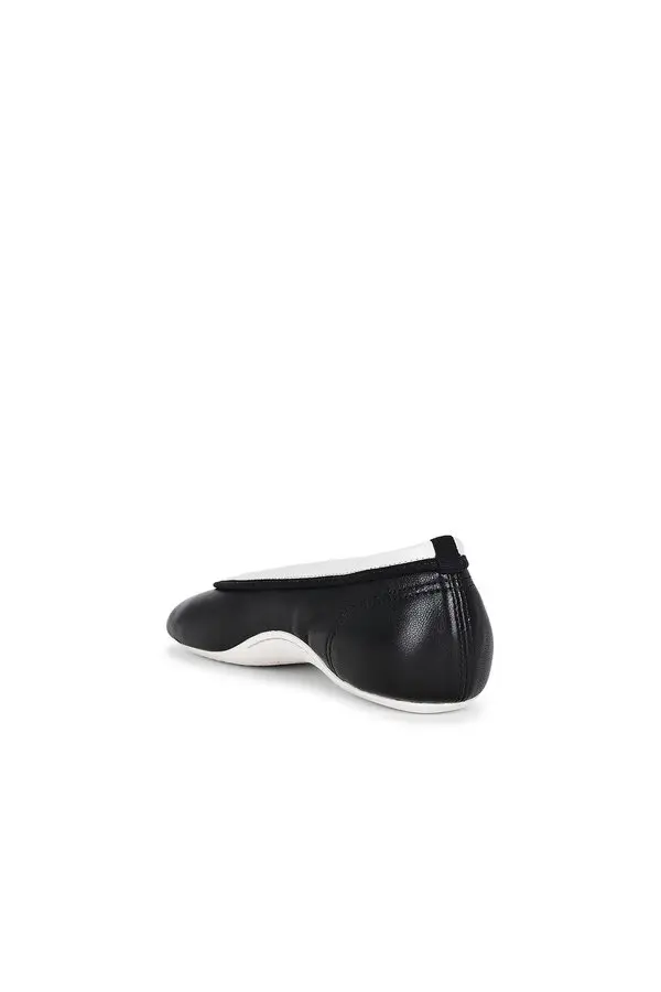 Dries Van Noten Foot Shaped Rubber Sole Ballerina Flat