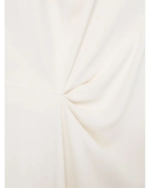 REISS Dorota Draped Dipped Hem Dress