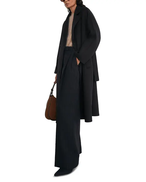REISS Marina Wool Blend Double Breasted Coat