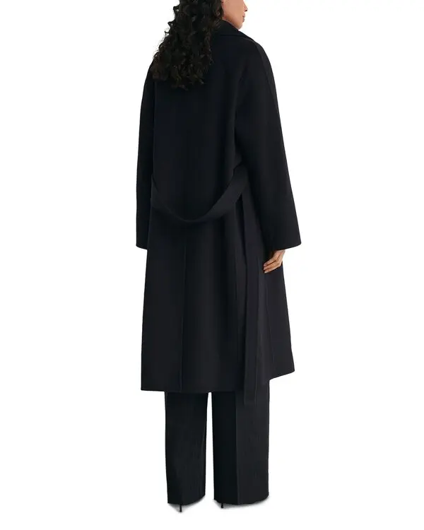 REISS Marina Wool Blend Double Breasted Coat
