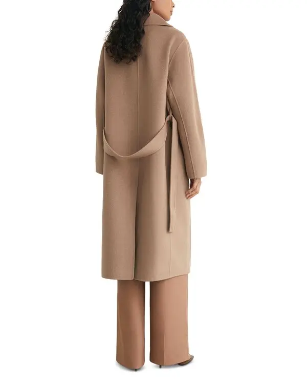 REISS Marina Wool Blend Double Breasted Coat