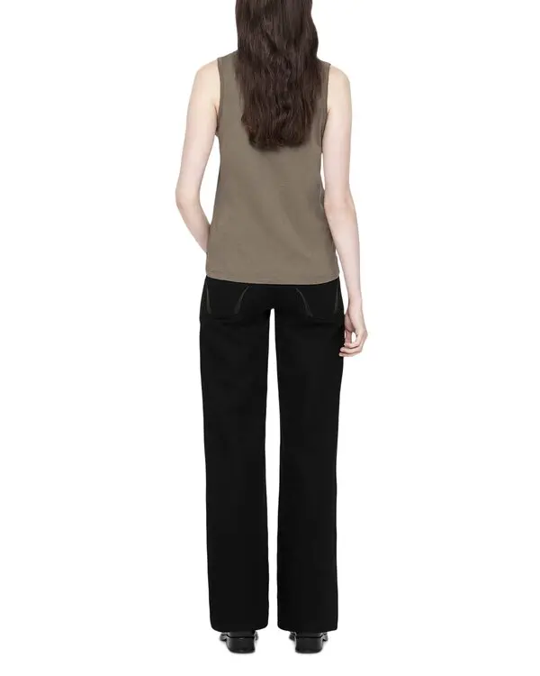 ALLSAINTS Nico Low Rise Wide Leg Jeans