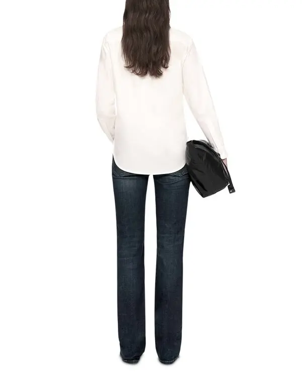 ALLSAINTS Maven Cotton Relaxed Shirt - White